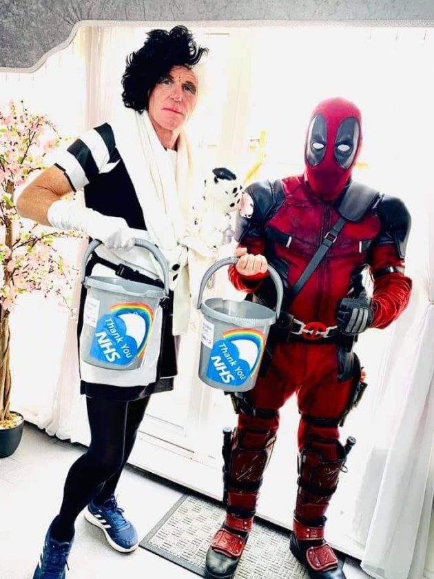 Postman dresses in fancy dress during lockdown raising money for ...