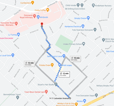 DRI Park and Ride - Doncaster and Bassetlaw Teaching Hospitals