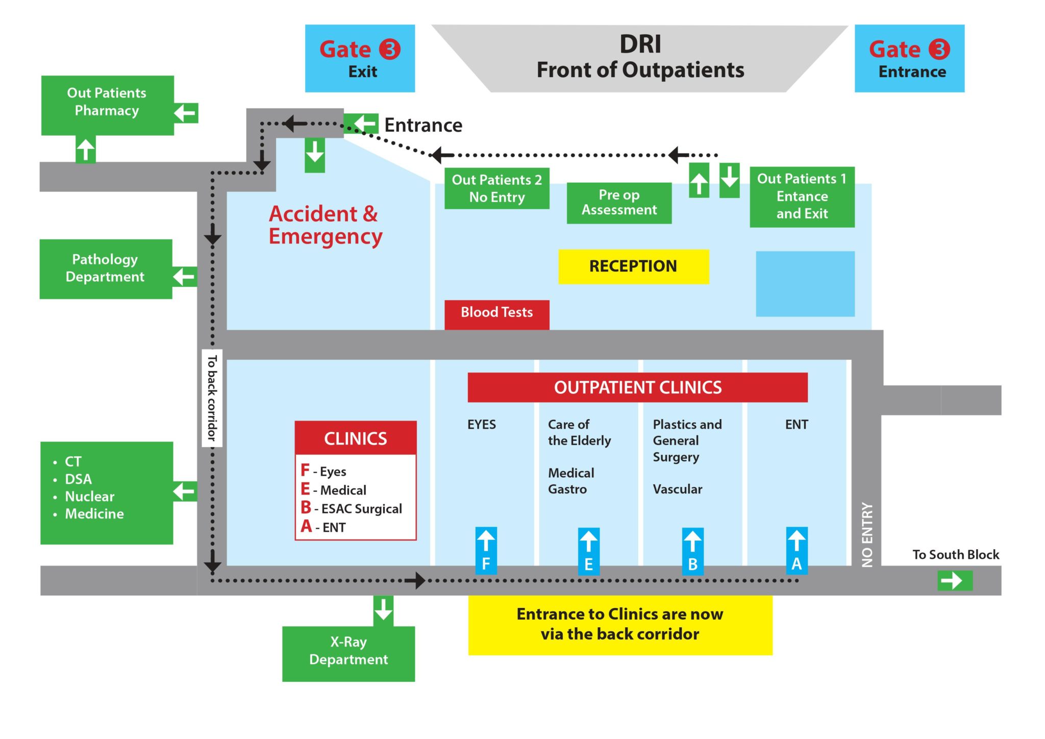 Hospital map - Doncaster and Bassetlaw Teaching Hospitals