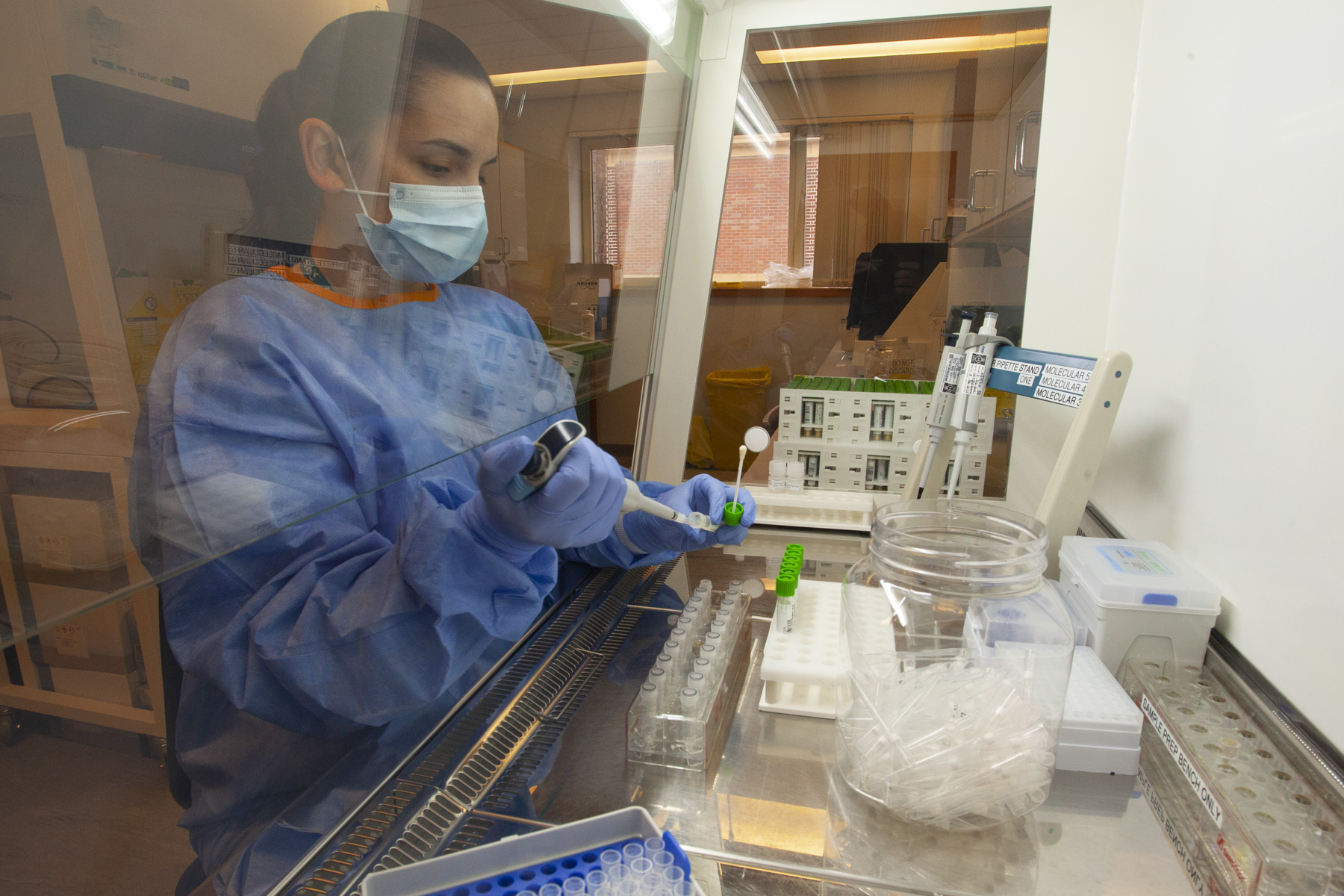 Local hospitals mark two years since completion of first in-house COVID ...