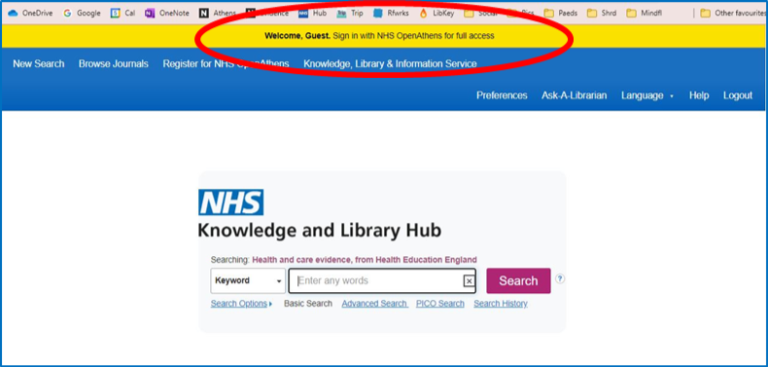 NHS Knowledge & Library Hub - in depth guide to searching - Doncaster ...