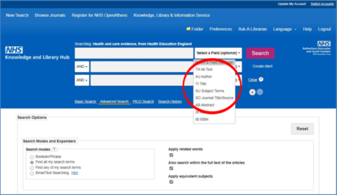 NHS Knowledge & Library Hub - in depth guide to searching - Doncaster ...