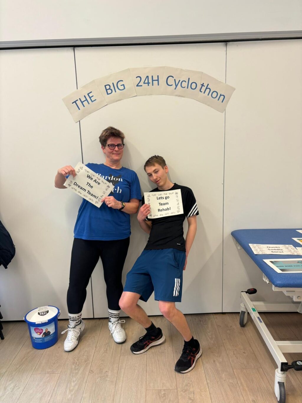 Stroke team raises staggering £2,000 after ‘smashing’ 24-hour cycle ...