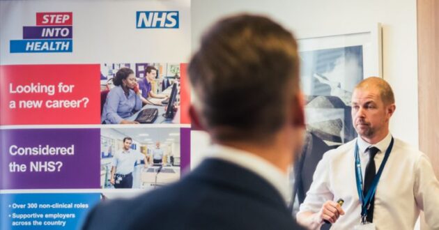 Step Into Health Banner Stand - Doncaster and Bassetlaw Teaching Hospitals