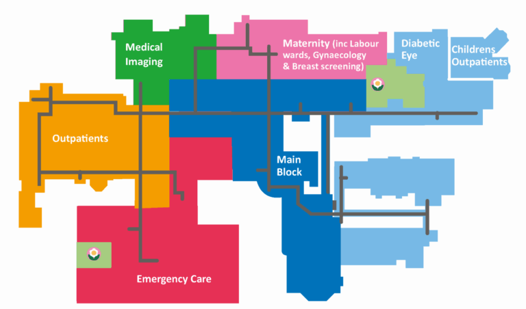 Hospital map - Doncaster and Bassetlaw Teaching Hospitals